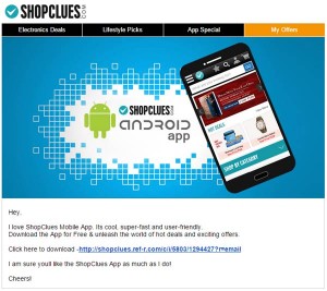 Refer a friend software helped Shopclues reach target audience