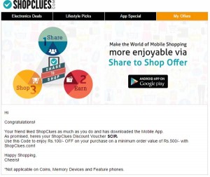 Refer a friend software helped Shopclues reach target audience