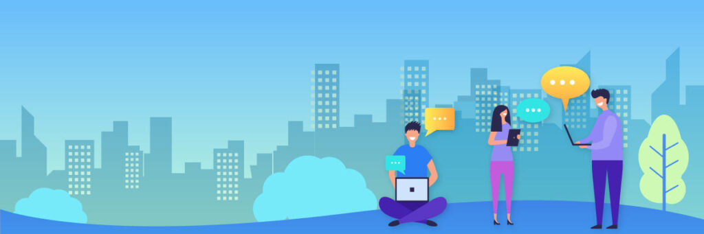 Online community infographic